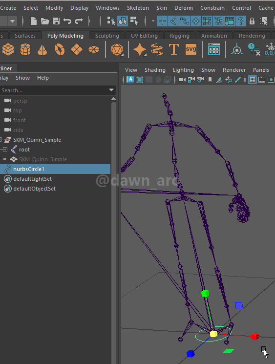 [Maya]Rigging 04 - Controller